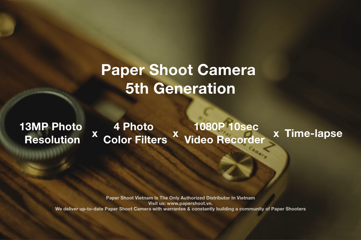 Paper Shoot - A World Leading Eco-Friendly Digital Camera - Hidden Hoian